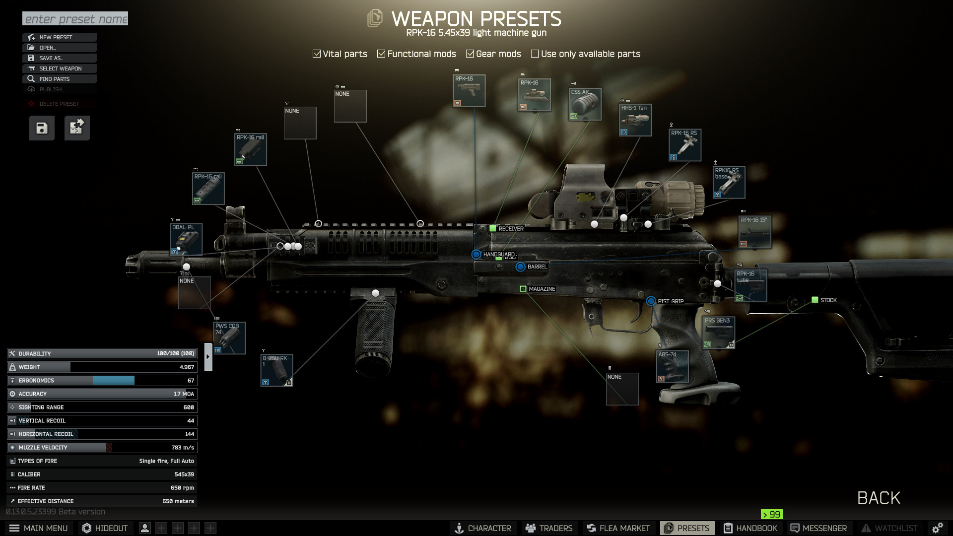 【EFT武器】RPK-16おすすめカスタム 最強編【タルコフ】 | ulToRaLog
