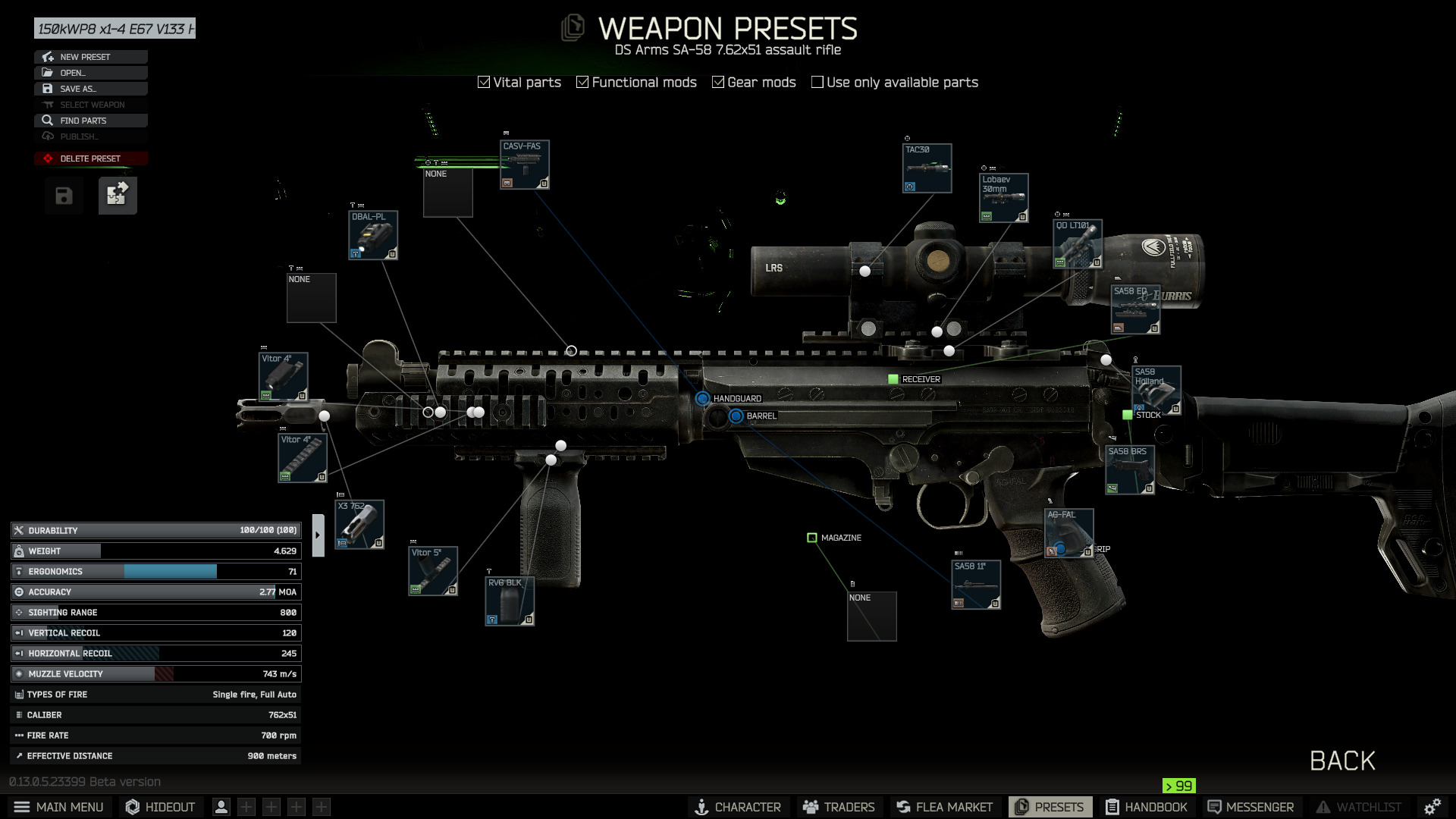 【EFT武器】SA-58おすすめカスタム コスパ編【タルコフ】 | ulToRaLog