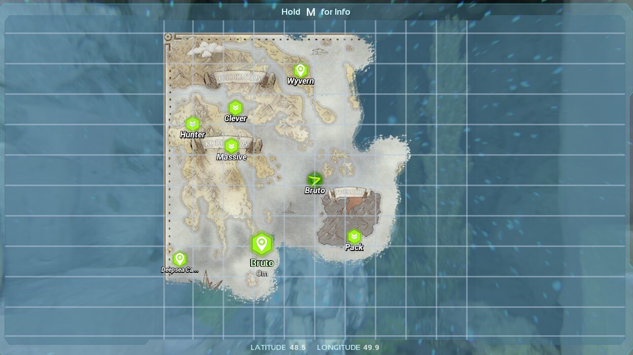 【ARK/ASA】Astraeos(アストレオス) アーティファクト洞窟 座標一覧【攻略】 | ulToRaLog