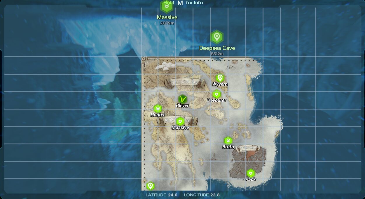 【ARK/ASA】Astraeos(アストレオス) アーティファクト洞窟 座標一覧【攻略】 | ulToRaLog